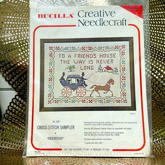Bucilla | Wall Decor | Bucilla Pattern For Cross Stitch Picture Today ...